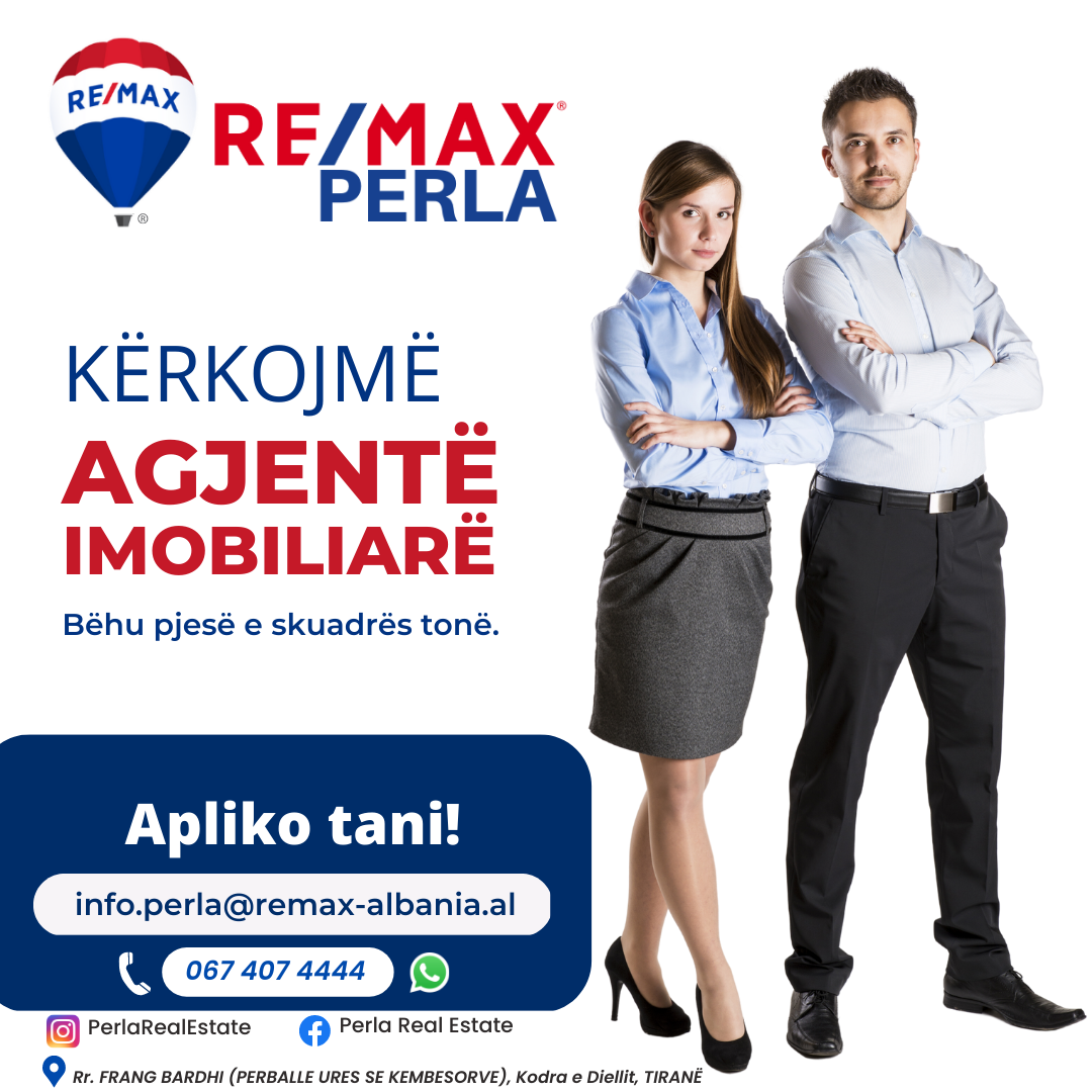 Ofrohet vend pune Konsulent i Pasurive te Paluajtshme (agjent imobiliar)